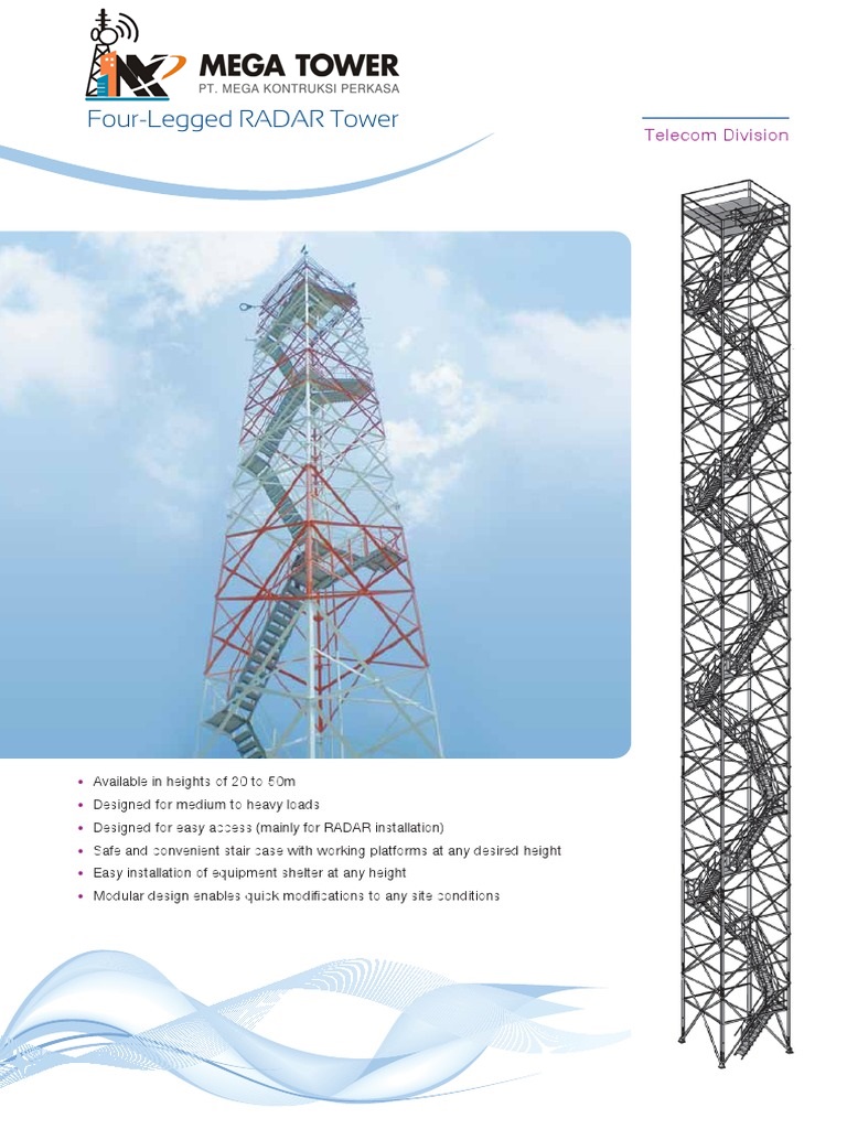 TOWER BMKG - TOWER RADAR MONITORING CUACA - Mega Tower